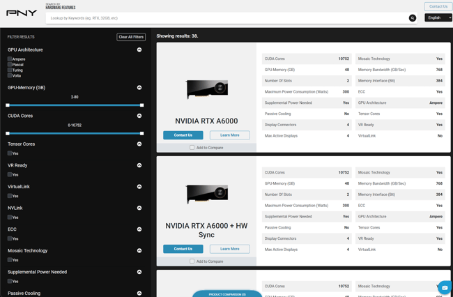 Find The Right NVIDIA Professional GPU for Your Needs